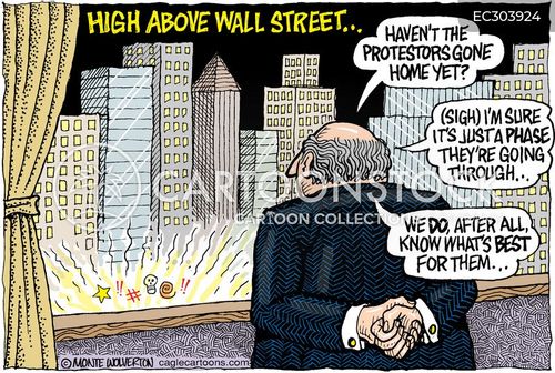 Occupies Cartoons and Comics - funny pictures from CartoonStock