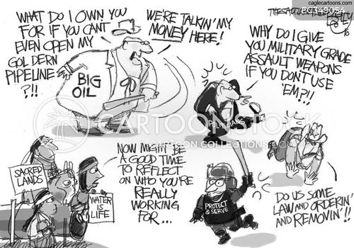 Energy Dominance Cartoons and Comics - funny pictures from CartoonStock