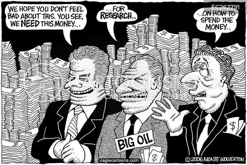 Oil Profits Cartoons and Comics - funny pictures from CartoonStock