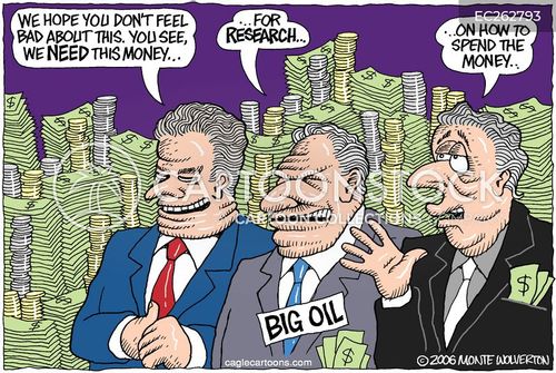 Oil Profits Cartoons and Comics - funny pictures from CartoonStock