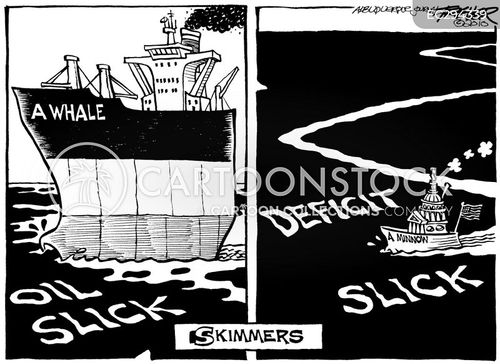 Oil Skimmer Cartoons and Comics - funny pictures from CartoonStock