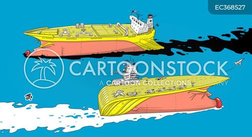 Oil War Cartoons and Comics - funny pictures from CartoonStock