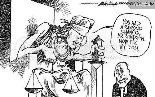 Oj Simpson Trial Cartoons and Comics - funny pictures from CartoonStock