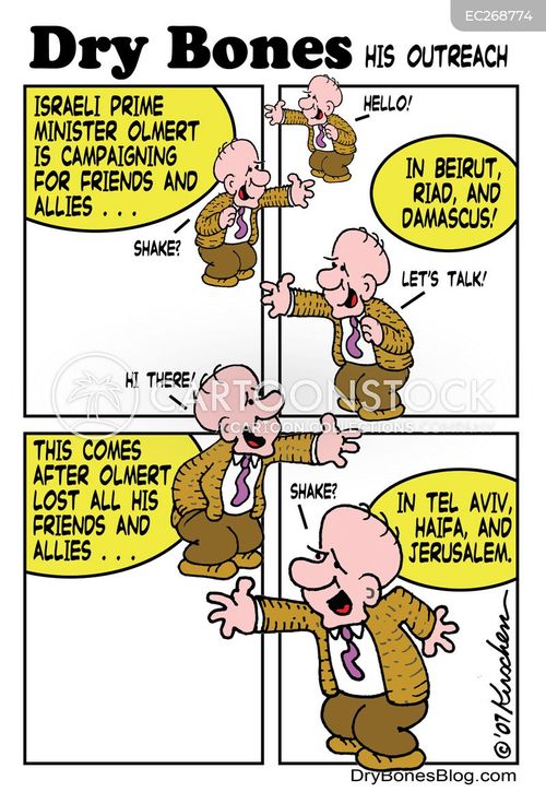 Olmert Plan Cartoons and Comics - funny pictures from CartoonStock