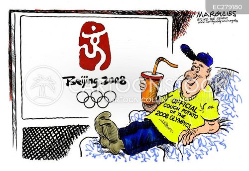 Olympic Endorsements Cartoons and Comics - funny pictures from CartoonStock