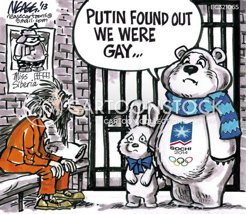 Gay Games Cartoons and Comics - funny pictures from CartoonStock