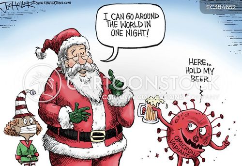 Omicron Variant Cartoons and Comics - funny pictures from CartoonStock
