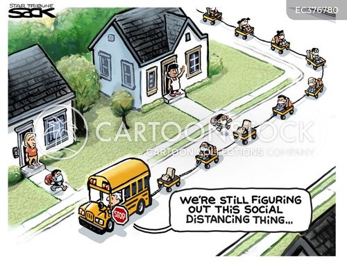 School Bus Cartoons and Comics - funny pictures from CartoonStock