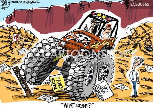 Off-road Vehicles Cartoons and Comics - funny pictures from CartoonStock