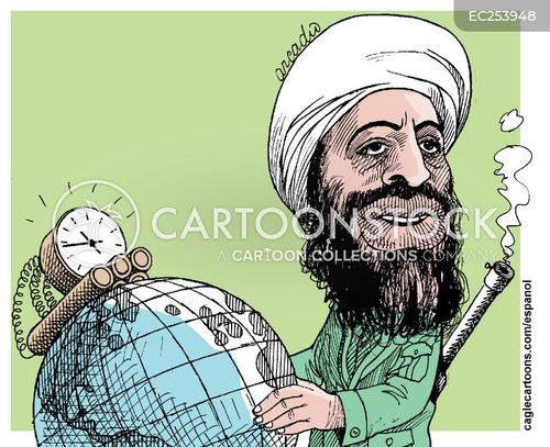 Osama Al Qaeda Cartoons and Comics - funny pictures from CartoonStock