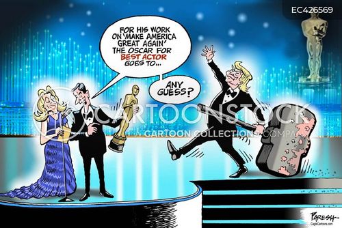 Donald Trump Award Cartoons and Comics - funny pictures from CartoonStock