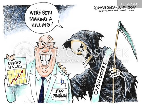 Opioid Marketing Cartoons and Comics - funny pictures from CartoonStock