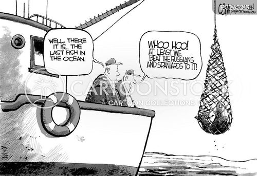Marine Habitats Cartoons and Comics - funny pictures from CartoonStock