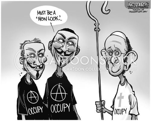 Pope For Occupy Movement Cartoons and Comics - funny pictures from ...