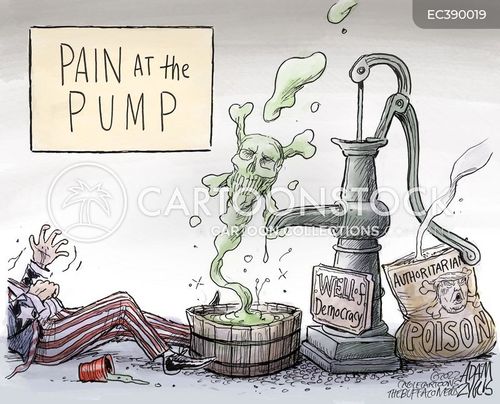 Pain At The Pump Cartoons and Comics - funny pictures from CartoonStock