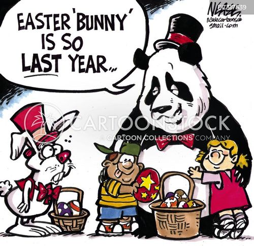Easter Bunny Cartoons and Comics - funny pictures from CartoonStock