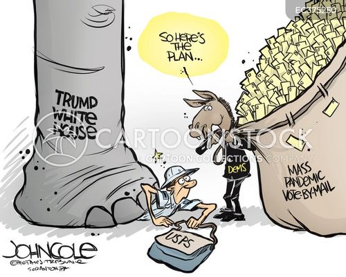 Mail-in-vote Cartoons and Comics - funny pictures from CartoonStock