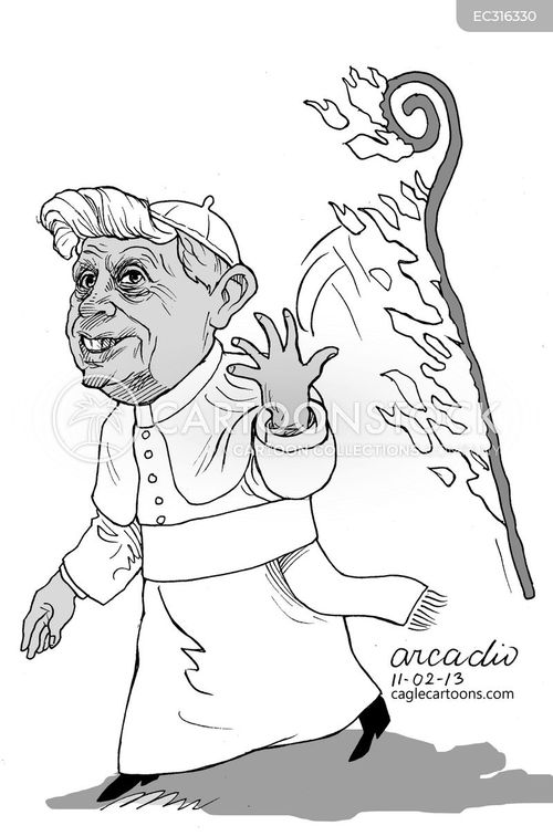 Benedicto Xvi Cartoons and Comics - funny pictures from CartoonStock