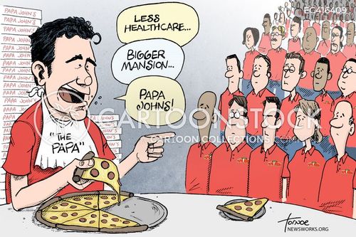 Papa John Cartoons and Comics - funny pictures from CartoonStock