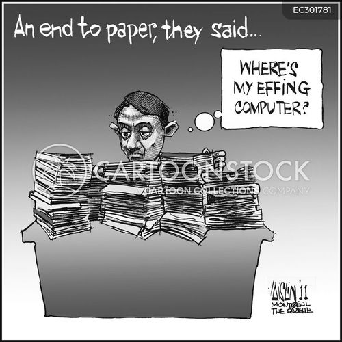 Computerization Cartoons and Comics - funny pictures from CartoonStock