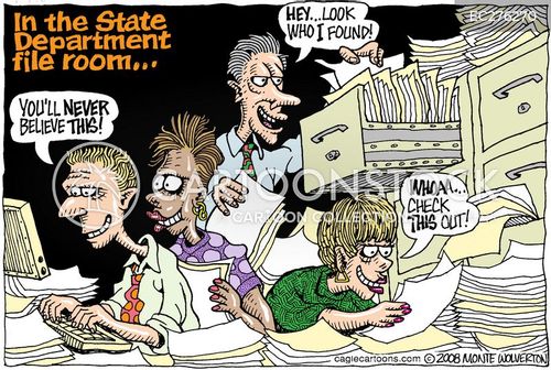 File Management Cartoons and Comics - funny pictures from CartoonStock