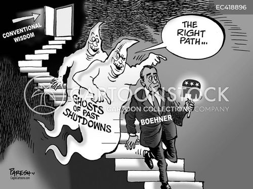 Past Shutdowns Cartoons and Comics - funny pictures from CartoonStock