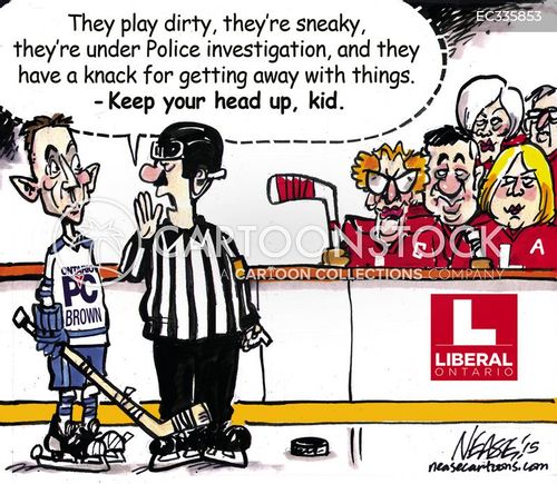 Nhl Investigation Cartoons and Comics - funny pictures from CartoonStock