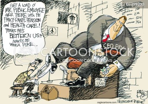Ceo Pay Cartoons and Comics - funny pictures from CartoonStock