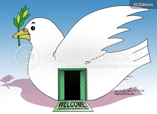 Conflicto Lucha Cartoons and Comics - funny pictures from CartoonStock