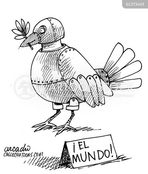 Peaceful Solutions Cartoons and Comics - funny pictures from CartoonStock