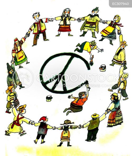 Coexist Cartoons and Comics - funny pictures from CartoonStock