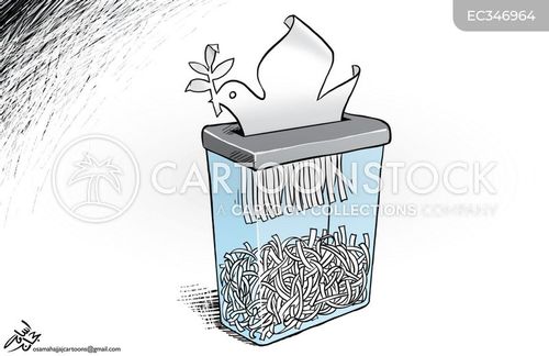 Peace In Region Cartoons and Comics - funny pictures from CartoonStock