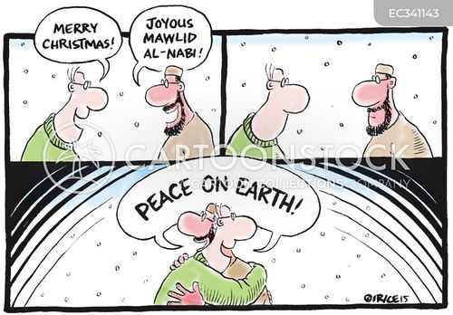 Peace And Goodwill Cartoons and Comics - funny pictures from CartoonStock