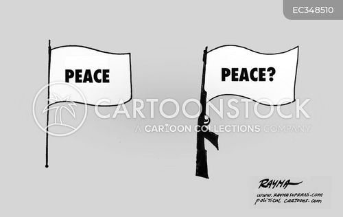 Bandera Y Paz Col Cartoons and Comics - funny pictures from CartoonStock