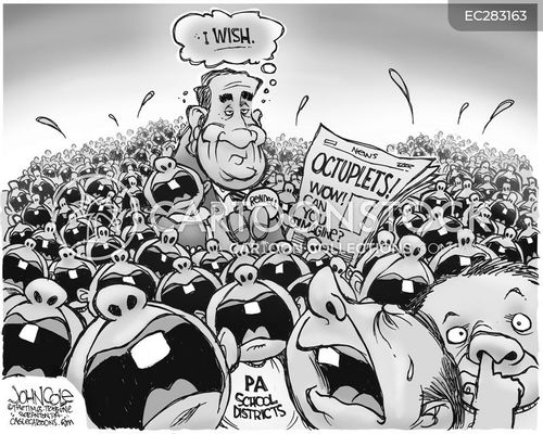 Mitt School Plan Cartoons and Comics - funny pictures from CartoonStock