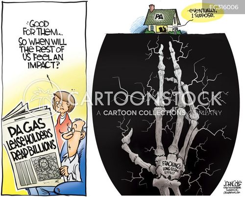 Hydrofracturing Cartoons and Comics - funny pictures from CartoonStock