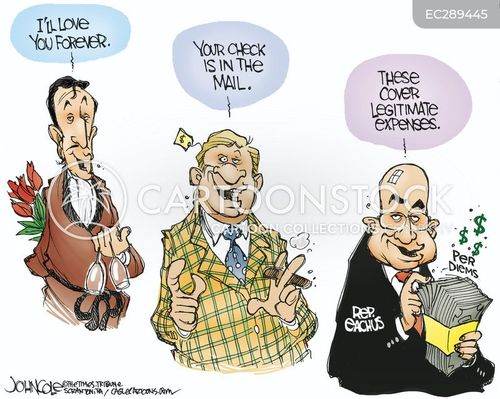 Per Diem Cartoons and Comics - funny pictures from CartoonStock