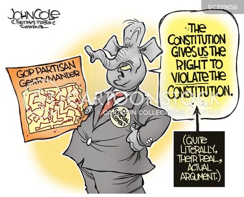 State Redistricting Cartoons and Comics - funny pictures from CartoonStock