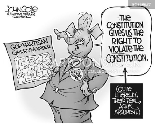 State Redistricting Cartoons and Comics - funny pictures from CartoonStock