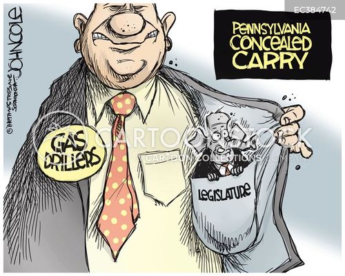 Concealed Weapon Cartoons and Comics - funny pictures from CartoonStock