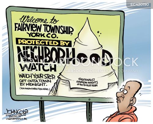 Neighborhood Watch Cartoons and Comics - funny pictures from CartoonStock