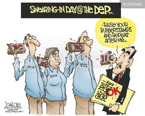 Fracking Process Cartoons and Comics - funny pictures from CartoonStock