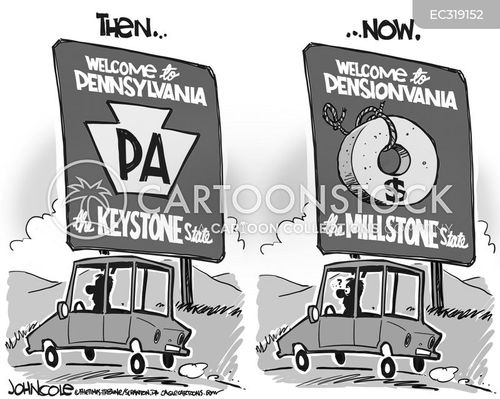 Pension Crunch Cartoons and Comics - funny pictures from CartoonStock