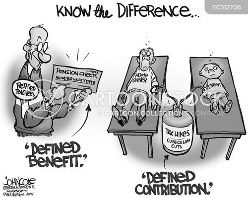 Pensions Crisis Cartoons and Comics - funny pictures from CartoonStock