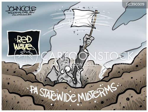 Republican Wave Cartoons and Comics - funny pictures from CartoonStock