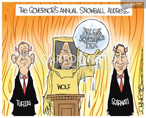 Severance Tax Cartoons and Comics - funny pictures from CartoonStock