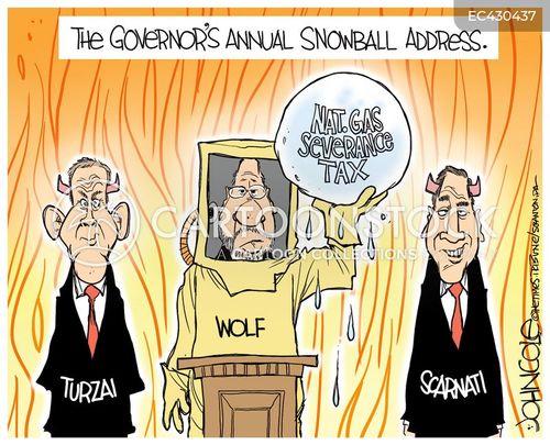 Severance Tax Cartoons and Comics - funny pictures from CartoonStock