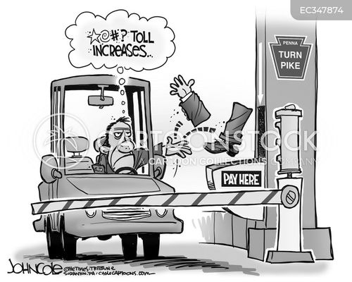 Toll Hike Cartoons and Comics - funny pictures from CartoonStock