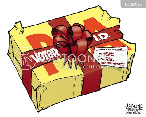 Voter Identification Cartoons and Comics - funny pictures from CartoonStock