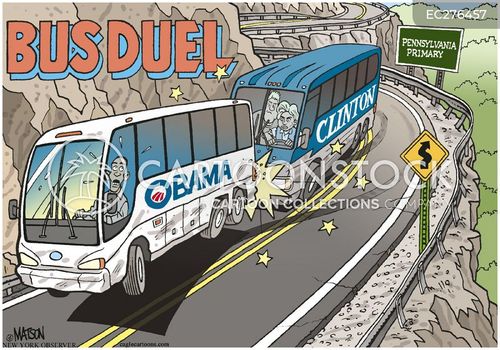 Pennsylvania Bus Duel Cartoons and Comics - funny pictures from ...